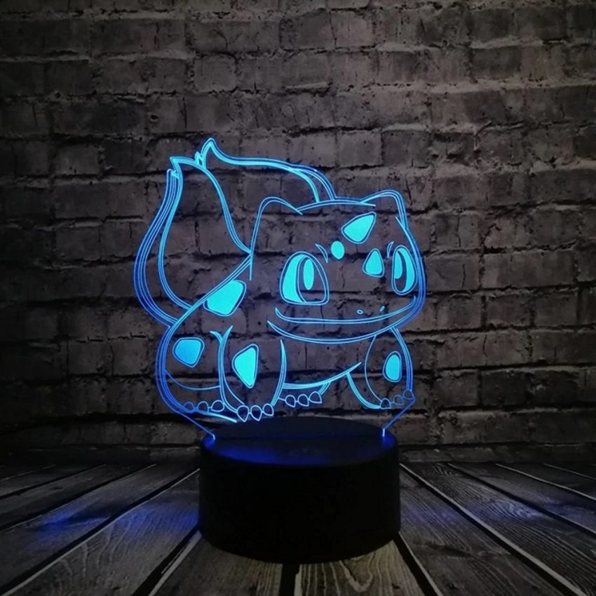 Bulbasaur Colour Changing 3D Light – ZNAnime.com