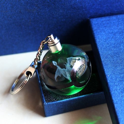 Hot-Game-Charizard-Ball-3D-Laser-Keychain-Crystal-Keyring-LED-Pokemon ...