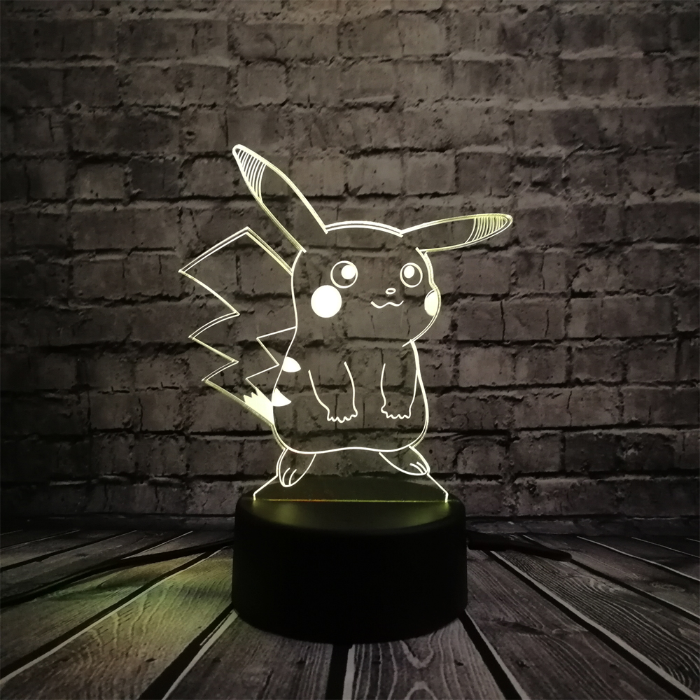 Pokemon-Go-Action-Figure-3D-RGB-Lamp-Pikachu-Eevee-Turtle-Bird-Fire ...