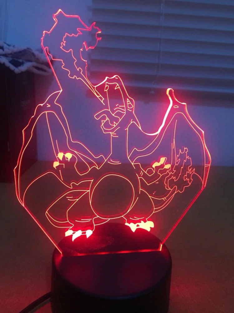 Charizard Colour Changing 3D Light – ZNAnime.com