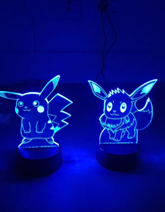 Eevee Colour Changing 3D Light – ZNAnime.com